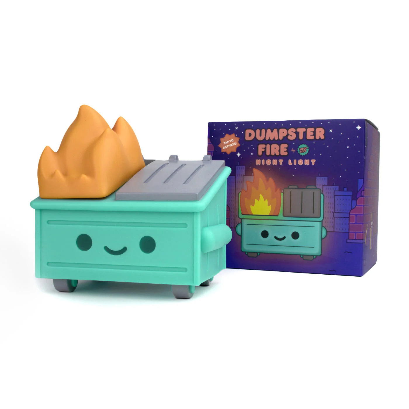 Dumpster Fire Night Light-Up Vinyl Figure – Not A Good Club
